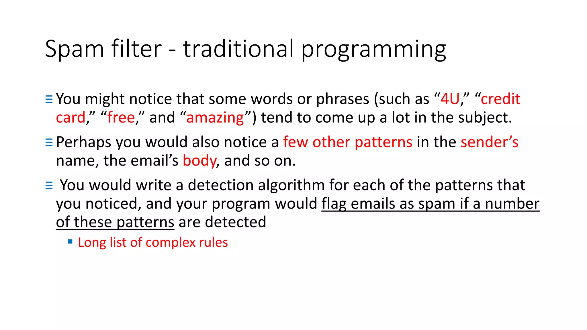 Lecture 01 intro. to ml and overview | PPT