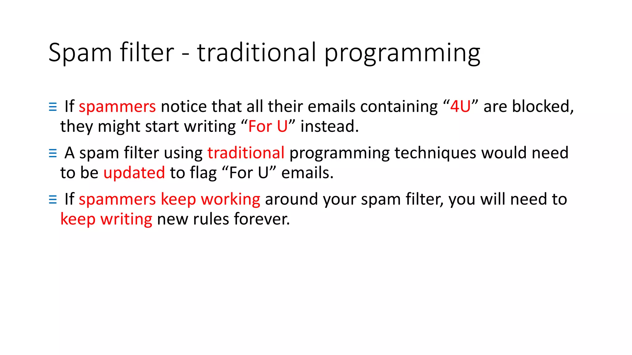 Lecture 01 intro. to ml and overview | PPT