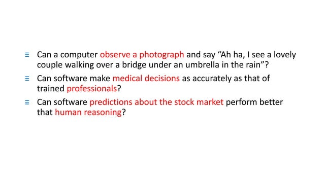 Lecture 01 intro. to ml and overview | PPT