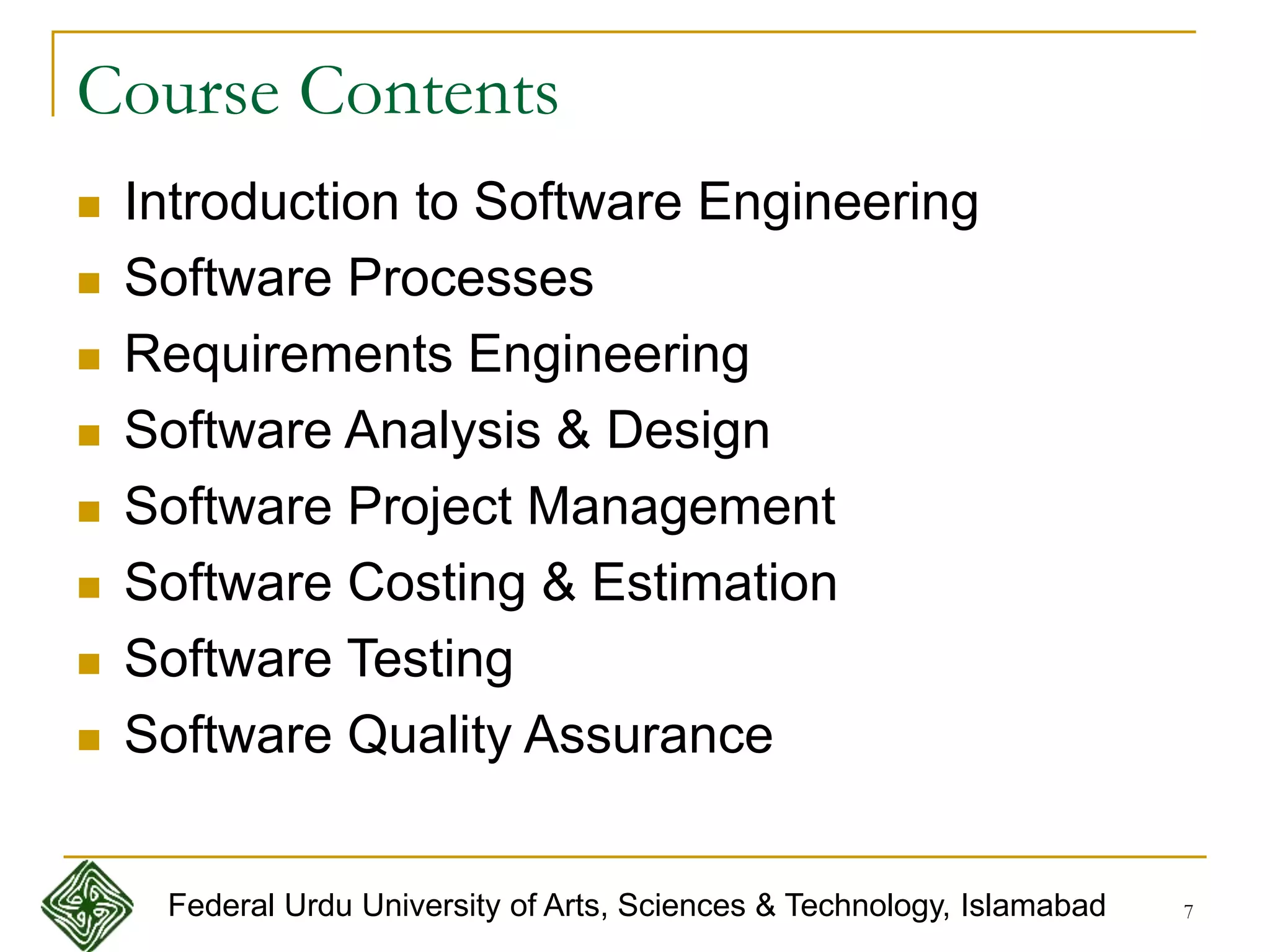 Introduction to Software Engineering | PPT | Computer Software and Applications | Computing
