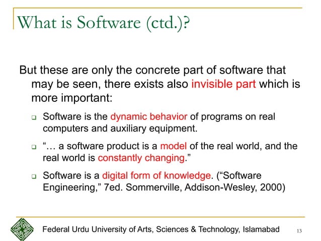 Introduction to Software Engineering | PPT | Computer Software and ...