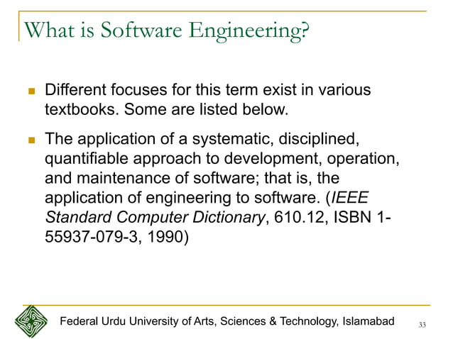 Introduction to Software Engineering | PPT | Computer Software and Applications | Computing