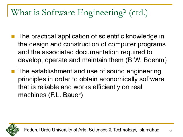 Introduction to Software Engineering | PPT
