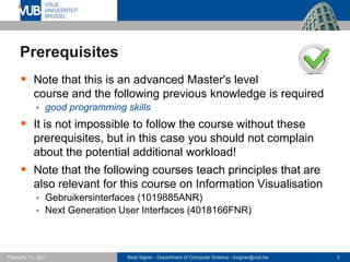 Introduction - Lecture 1 - Information Visualisation (4019538FNR) | PPT