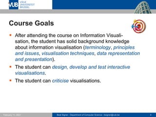 Introduction - Lecture 1 - Information Visualisation (4019538FNR) | PPT