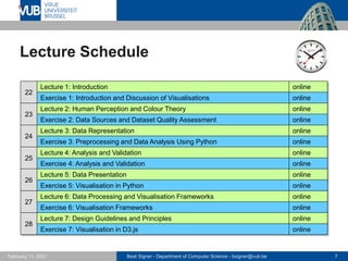 Introduction - Lecture 1 - Information Visualisation (4019538FNR) | PPT