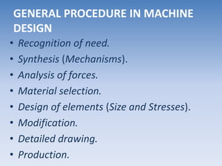 Lecture_01_Introduction_MACHINE DESIGN-II.pptx | Physics | Science