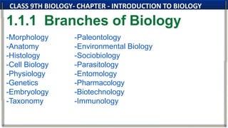 Lecture#01 Introduction to Biology.pptx