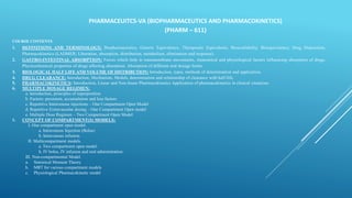 introduction to biopharmaceutics | PPT