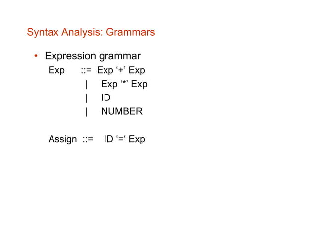 Lecture 01 Introduction To Compiler Pdf