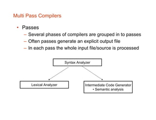 Lecture 01 introduction to compiler | PDF