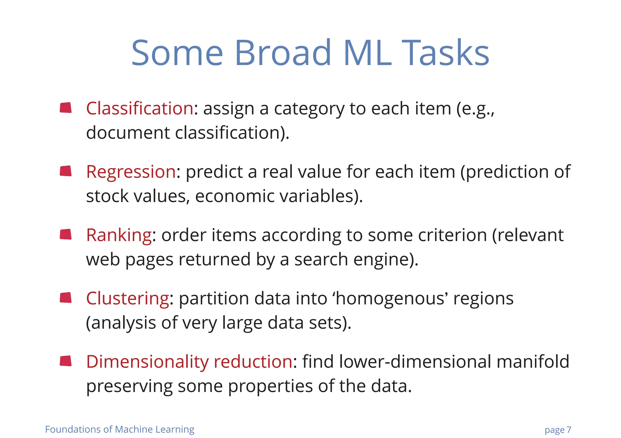 Lecture 01(Introduction to machine learning) | PDF