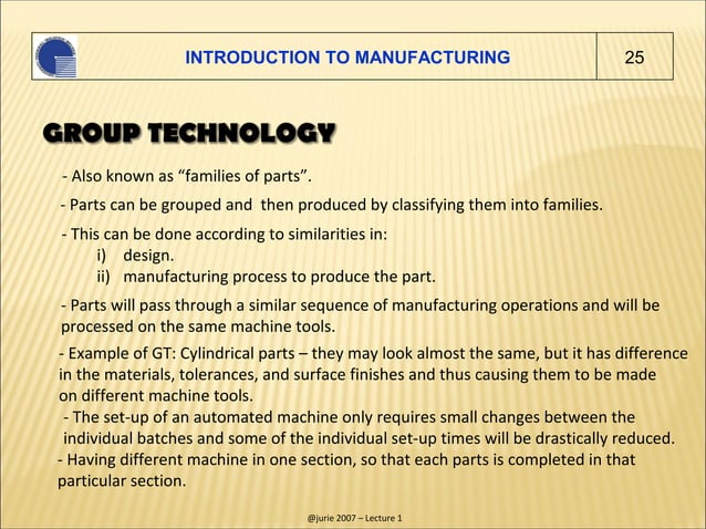 Lecture 01 introduction to manufacturing | PPT | Manufacturing Industry ...