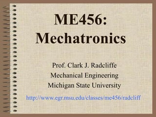 Introduction to Mechatronics System and Data Transfer | PPT