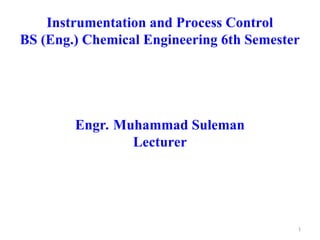 Lecture 01 IPC.ppt IPC PROCESS CONTROL BASICS | PPT