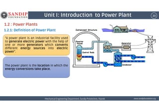 Lecture 01_PPE_unit 1_Introduction to Power Plant Engineering | PDF