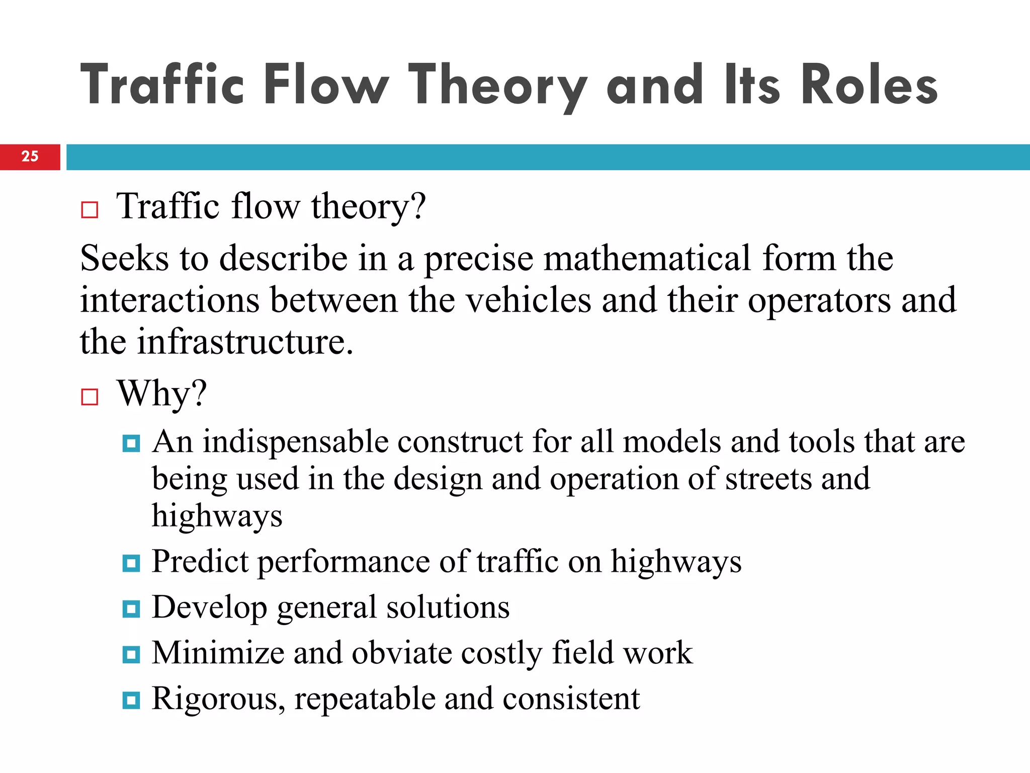 Lecture 01 Introduction (Traffic Engineering هندسة المرور & Dr. Usama ...