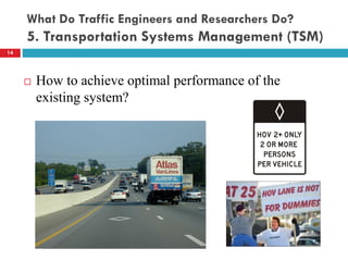 Lecture 01 Introduction (Traffic Engineering هندسة المرور & Dr. Usama ...