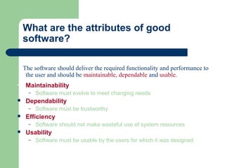 Introduction to Software Engineering | PPT