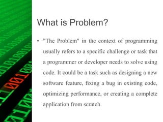 Understanding and Solving Software Problems | PPTX