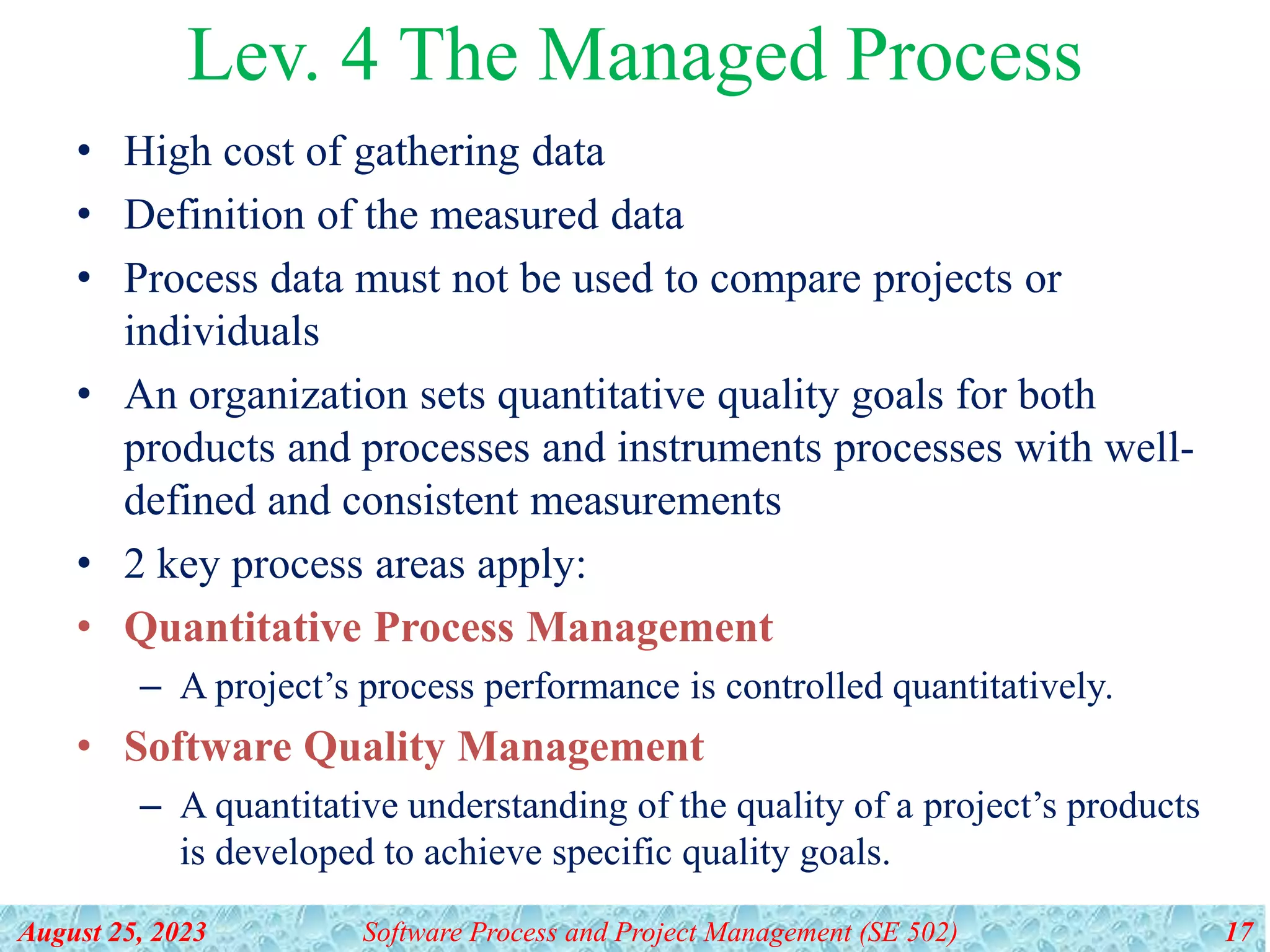 Lecture 01 Software Process Maturity.pptx