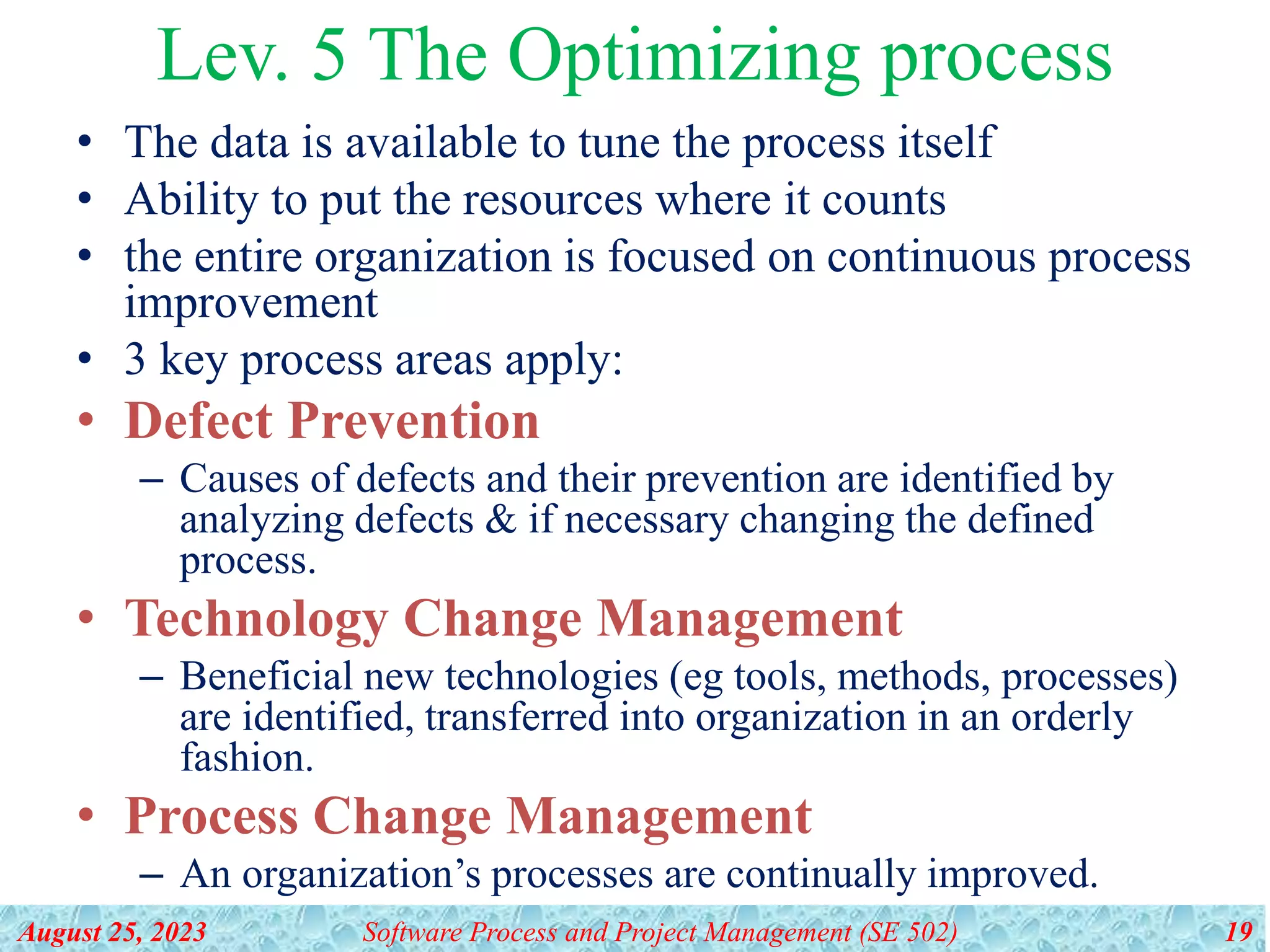 Lecture 01 Software Process Maturity.pptx