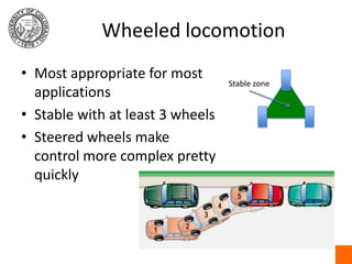 Lecture 02: Locomotion | PPTX