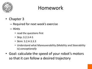 Lecture 02: Locomotion | PPTX