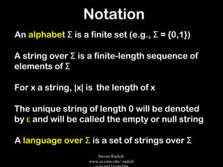Deterministic Finite Automata | PPT