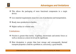 Micro Electro Mechanical Systems (MEMS) Class Materials - Lecture 02 | PPT