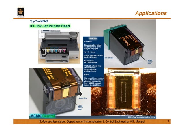 Micro Electro Mechanical Systems (MEMS) Class Materials - Lecture 02 | PPT