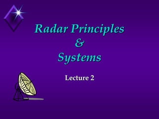 introduction to radar | PPTX
