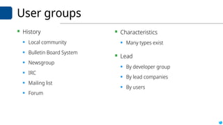 OSS SW Basics Lecture 02: History, culture and community of open-source | PPT