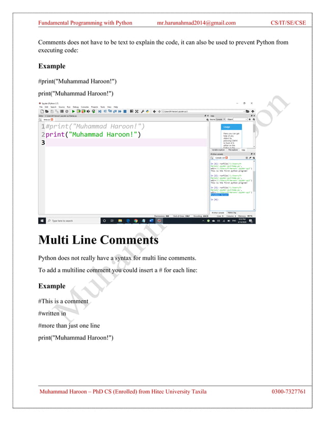 Lecture02 - Fundamental Programming with Python Language | PDF Lecture02 - Fundamental Programming with Python Language | PDF