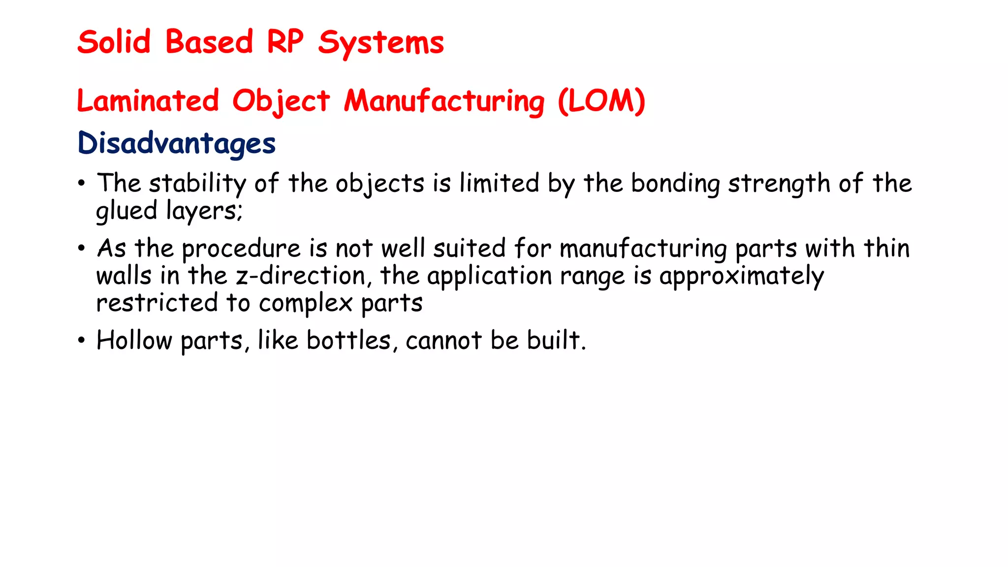 Lecture # 02 Rapid Prototyping Techniques | PPTX