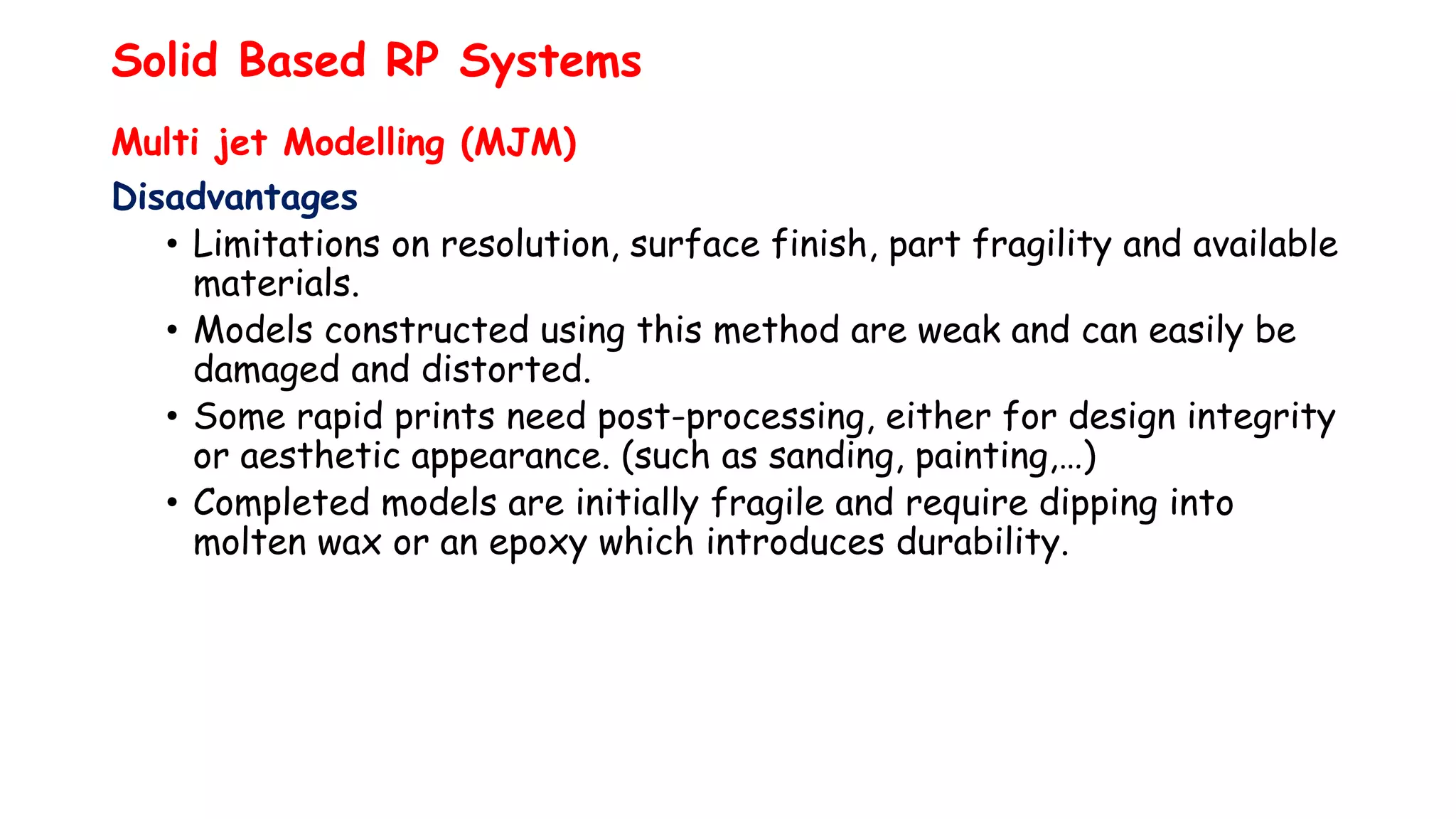 Lecture 02 Rapid Prototyping Techniques Pptx 3 D Graphics Computer Software And Applications