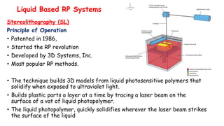 Lecture # 02 Rapid Prototyping Techniques | PPTX