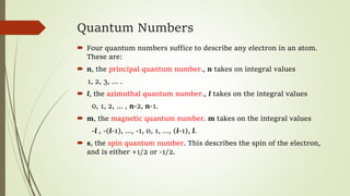 Lecture 02.; spectroscopic notations by Dr. Salma Amir | PPTX