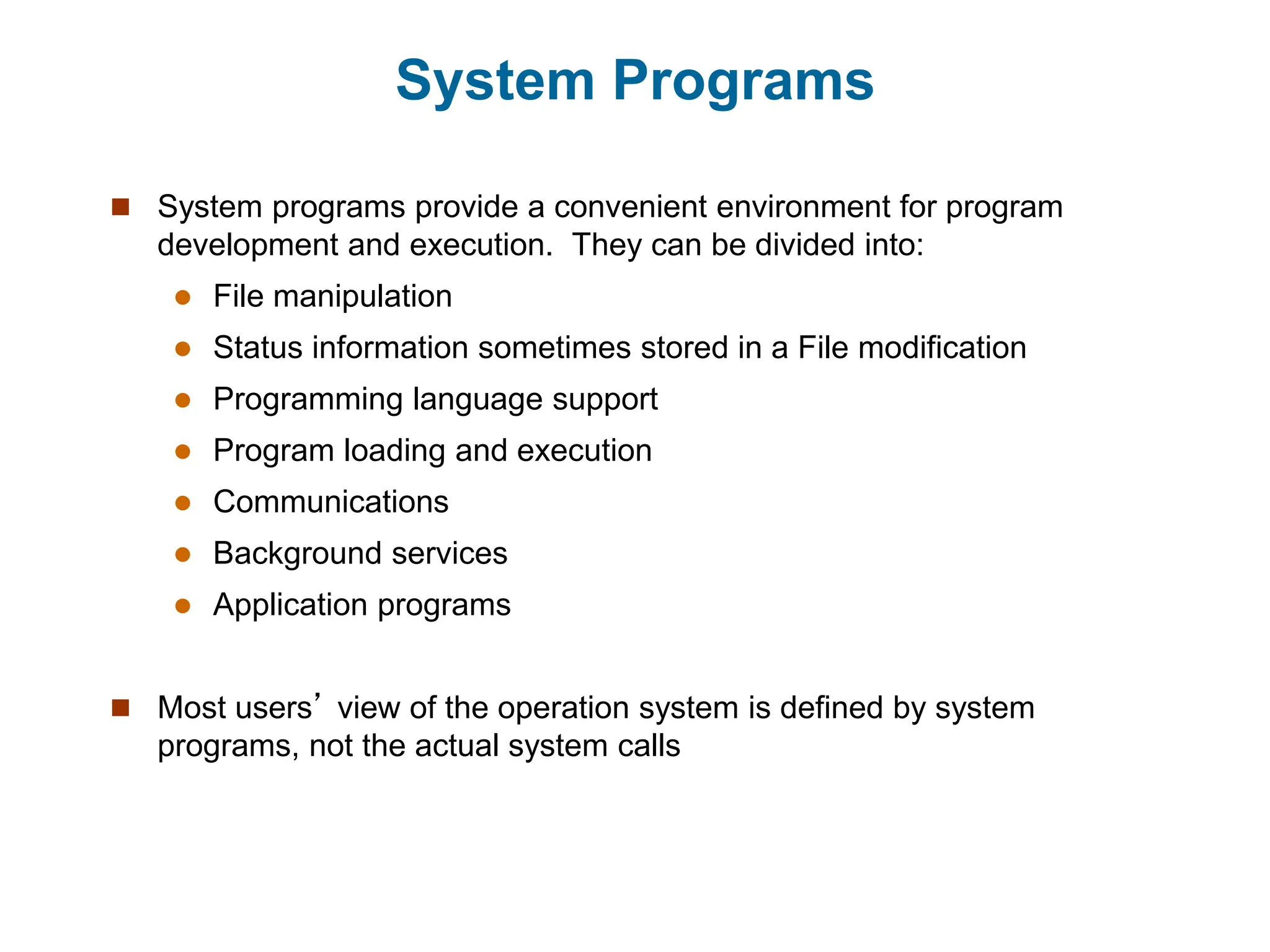 Lecture_02_Operating System Structures Operating Systems | PPT Lecture_02_Operating System Structures Operating Systems | PPT