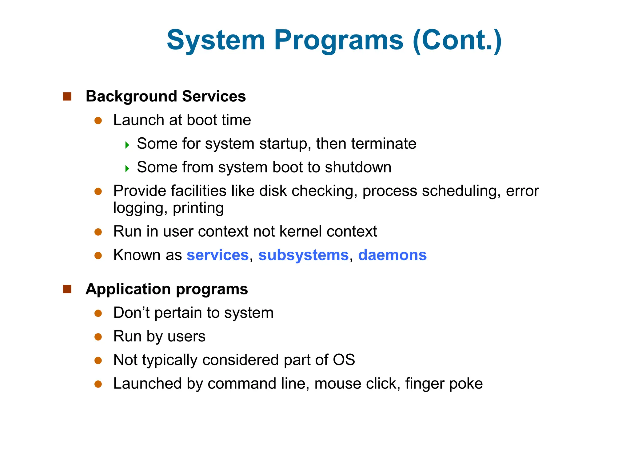 Lecture_02_Operating System Structures Operating Systems | PPT