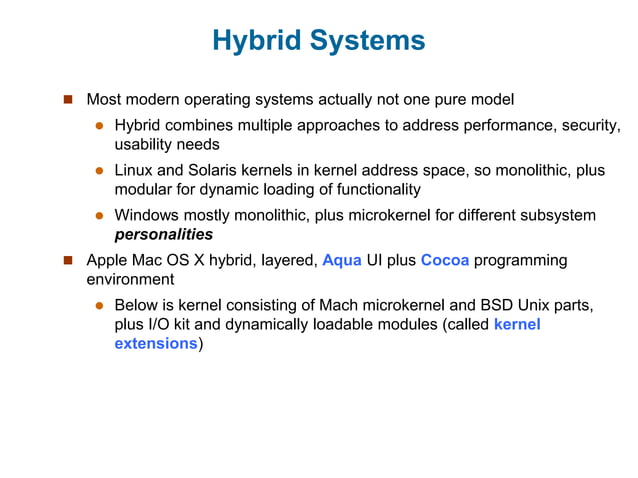 Lecture_02_Operating System Structures Operating Systems | PPT Lecture_02_Operating System Structures Operating Systems | PPT