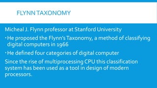 Parallel and Distributed Computing Chapter 2 | PPT