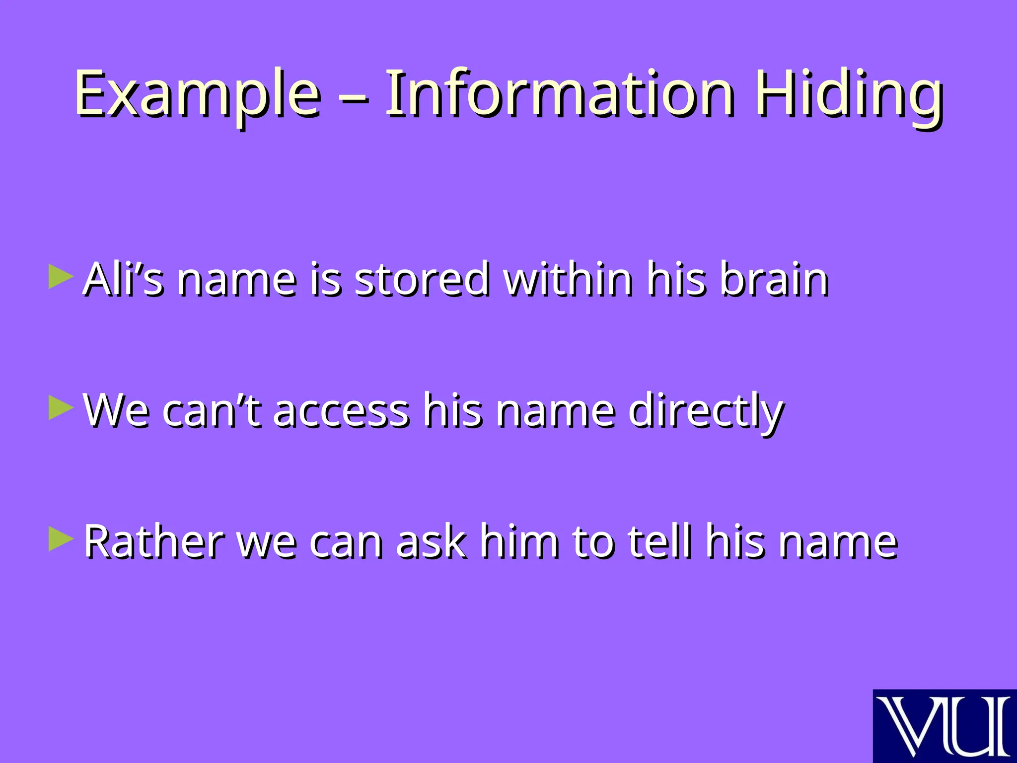 Data encapsulation and information hiding | PPT