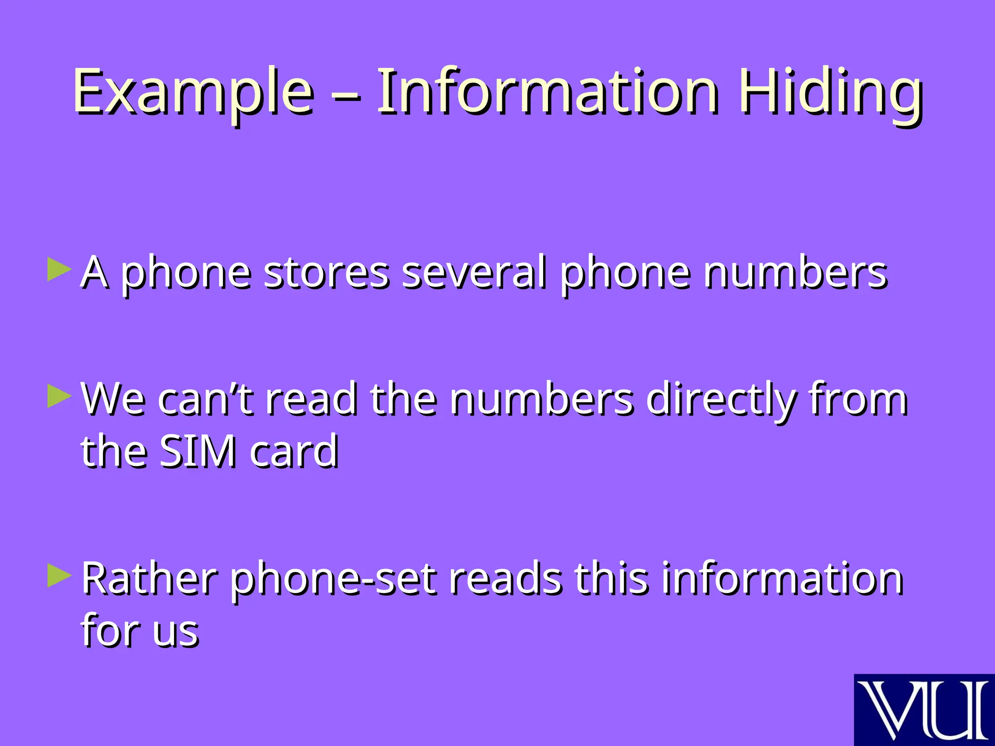 Data encapsulation and information hiding | PPT