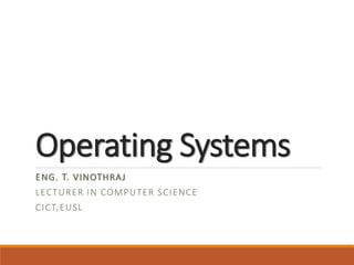Comprehensive Introduction to Operating Systems and Their Functions | PDF