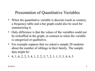 Tabular and Graphical Representations in healthcare | PPT