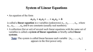 Lecture 02.pdf linear algebra importantt | PDF