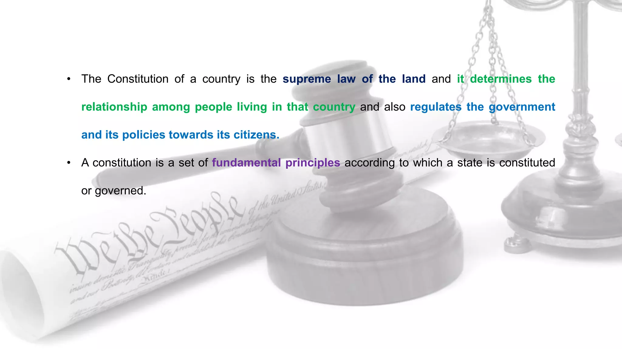 Lecture 02 constitution- meaning, sources and importance | PDF