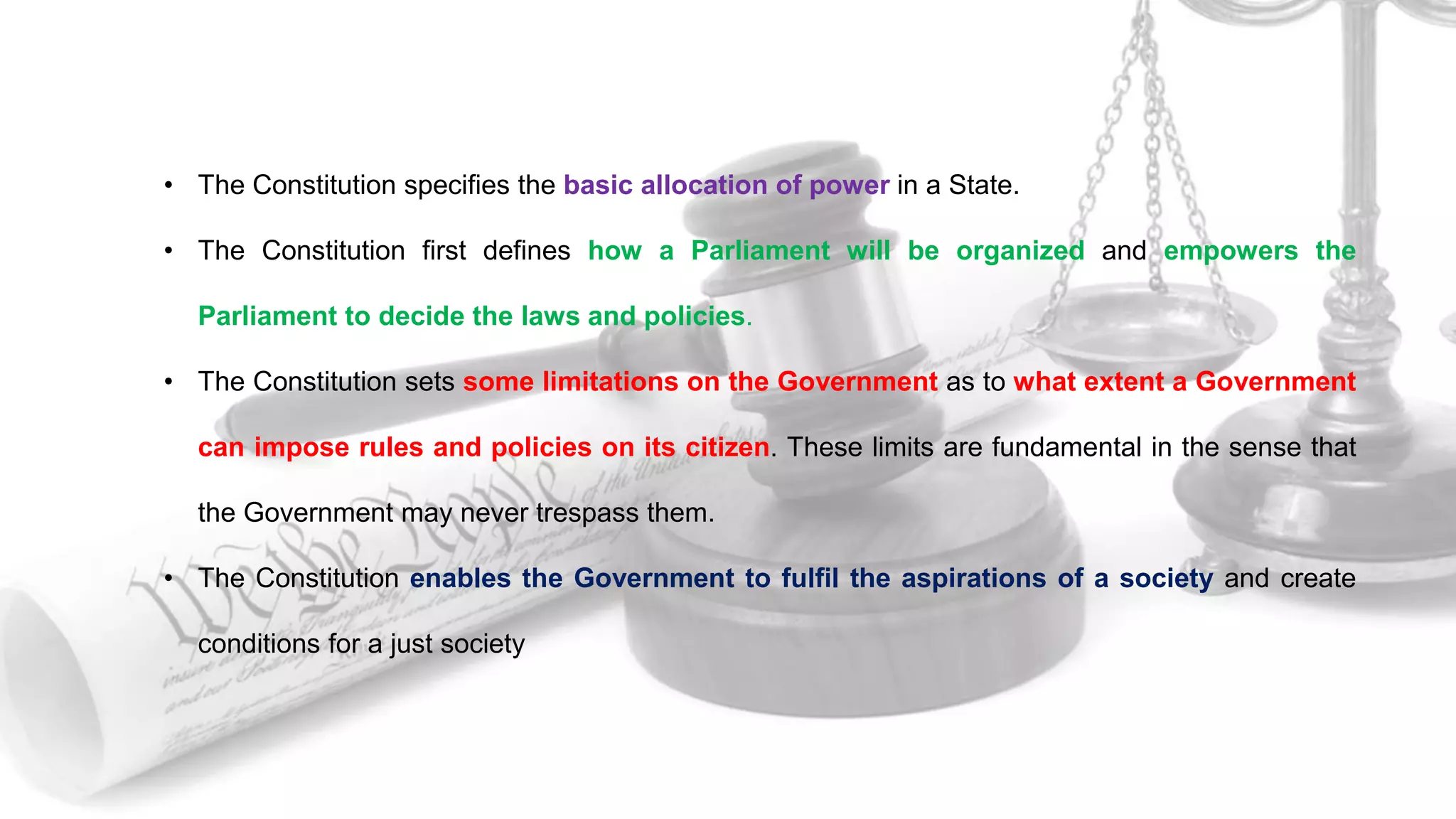 Lecture 02 constitution- meaning, sources and importance | PDF