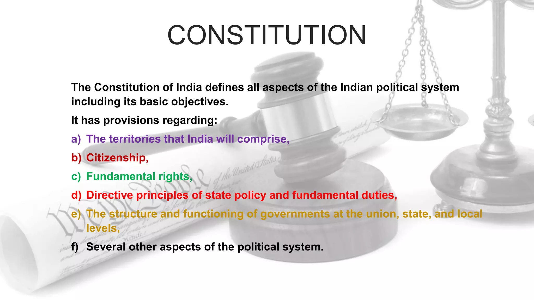 Lecture 02 constitution- meaning, sources and importance | PDF